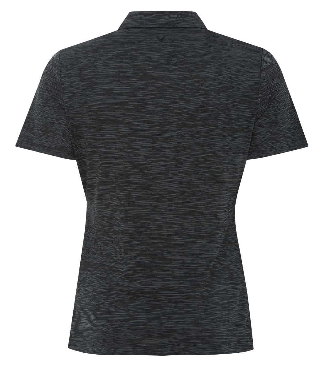 Callaway Broken Stripe Texture Polo - Ladies – Pewter Graphics