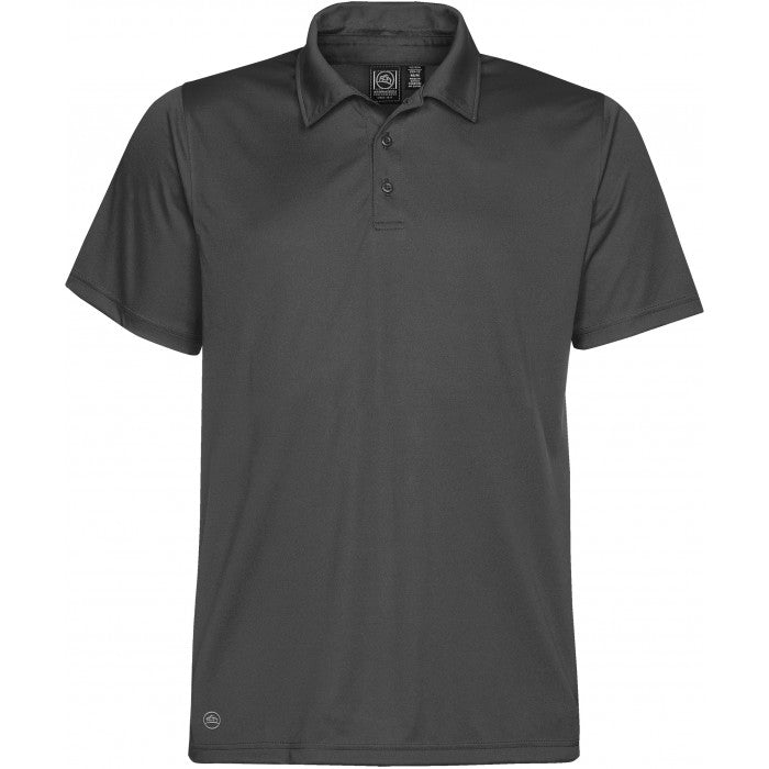 Ambassador polo men – Pewter Graphics