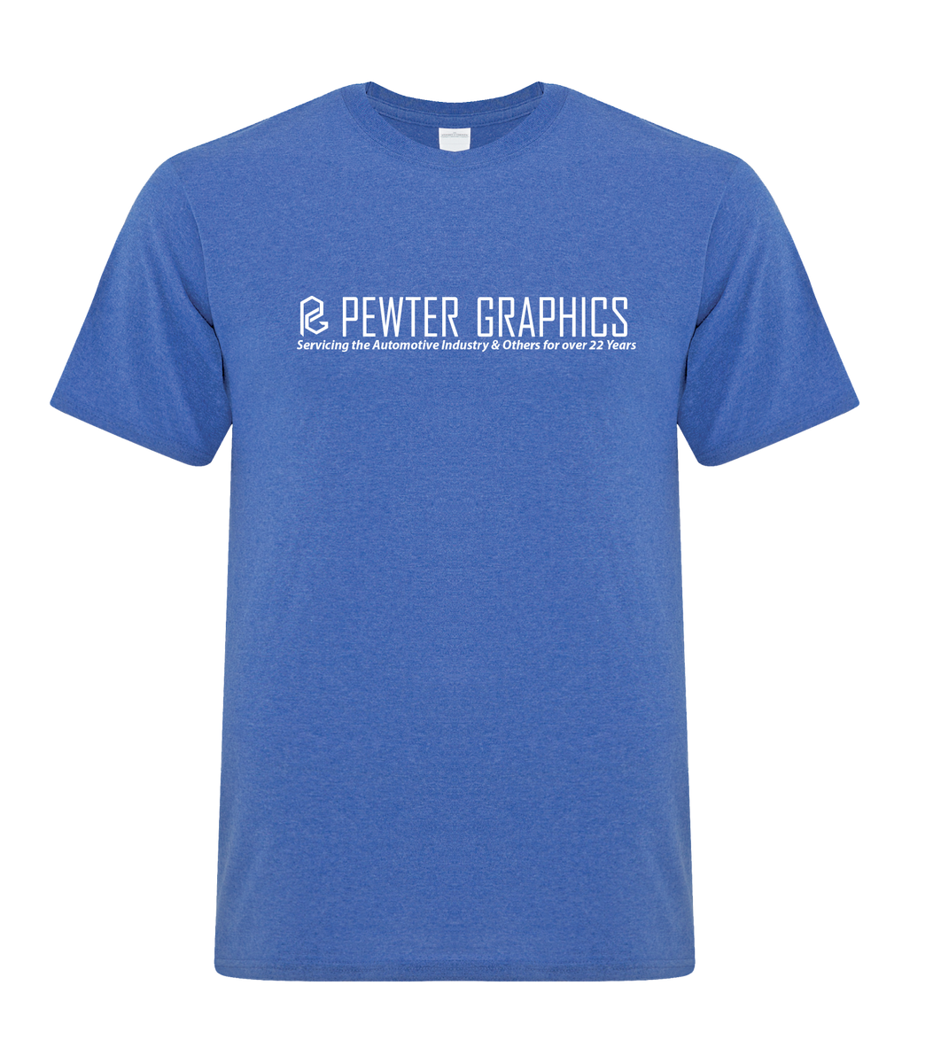 Everyday Cotton Tee – Pewter Graphics