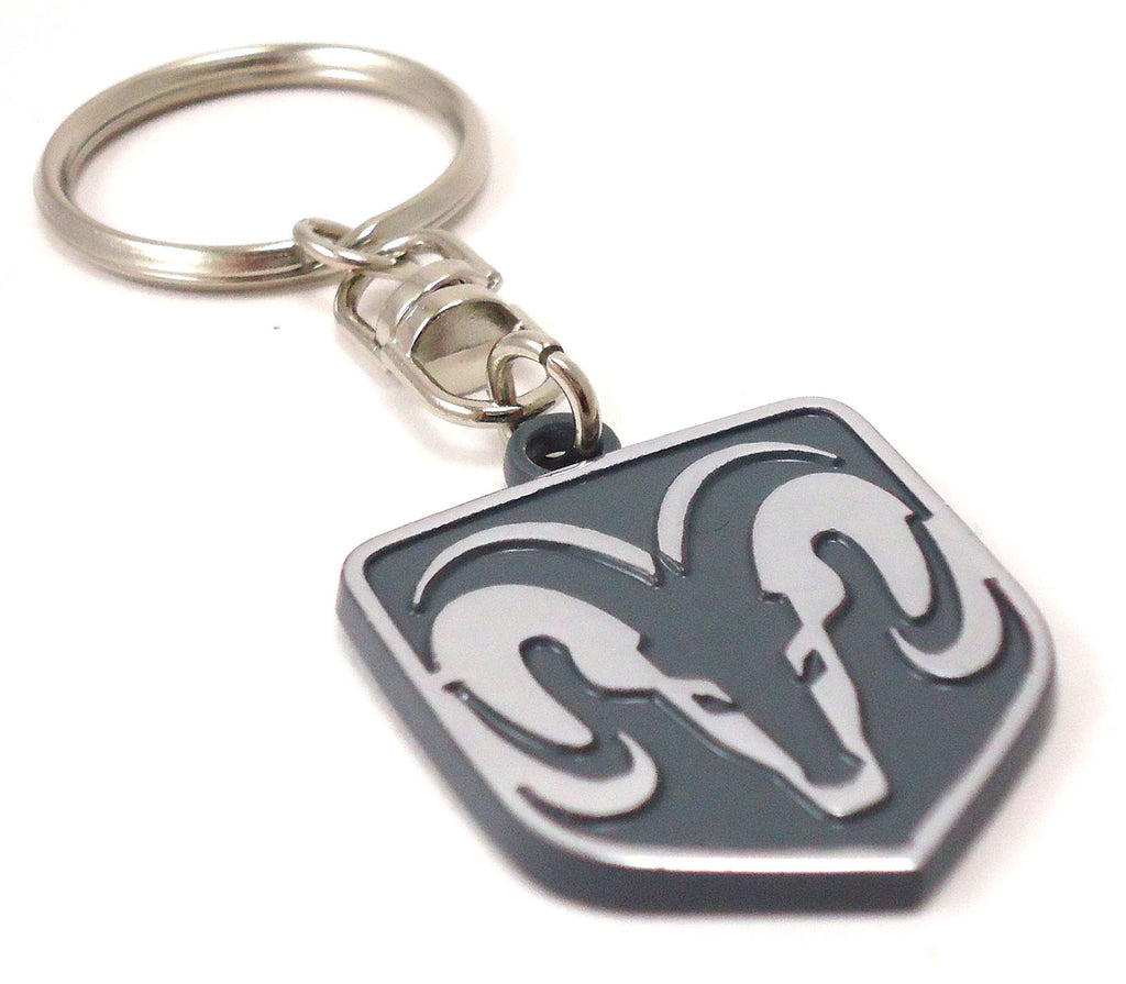 Ram's Head Keychain – Pewter Graphics